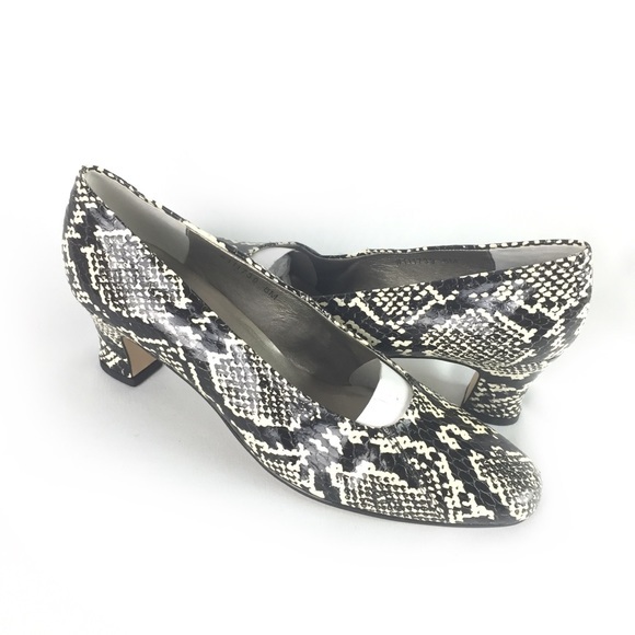 Ros Hommerson | Shoes | Ros Hommerson Vicki Pumps Blackwhite Snake 8 ...